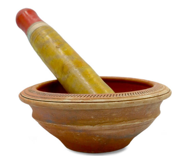 Clay Grinding Pot Sardai (Kundi Danda) – Empress Market UAE