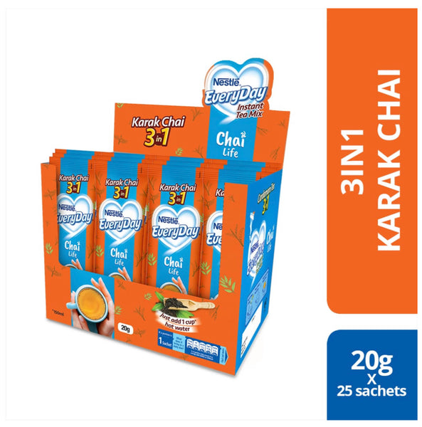 Everyday 3 in 1 Karak Chai Box 25pcs – Empress Market UAE